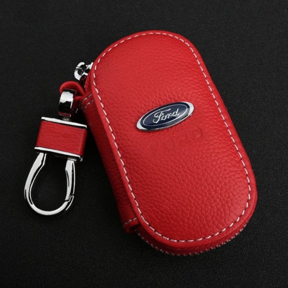 Key Cover | Accessories | Multi Brand Ford Leather Red Key Cover 267 ...